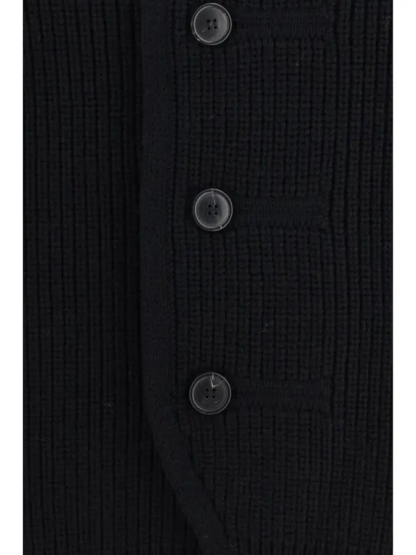 Dries Van Noten Buttoned High-neck Cardigan