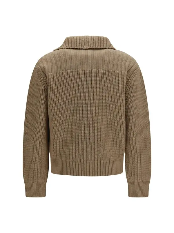 Dries Van Noten Buttoned High-neck Cardigan - Cream