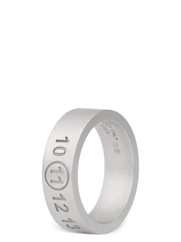 MAISON MARGIELA Number Reference' Ring - Silver