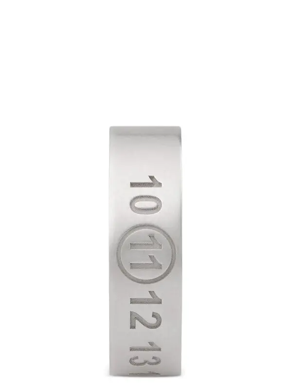 MAISON MARGIELA Number Reference Ring - Silver