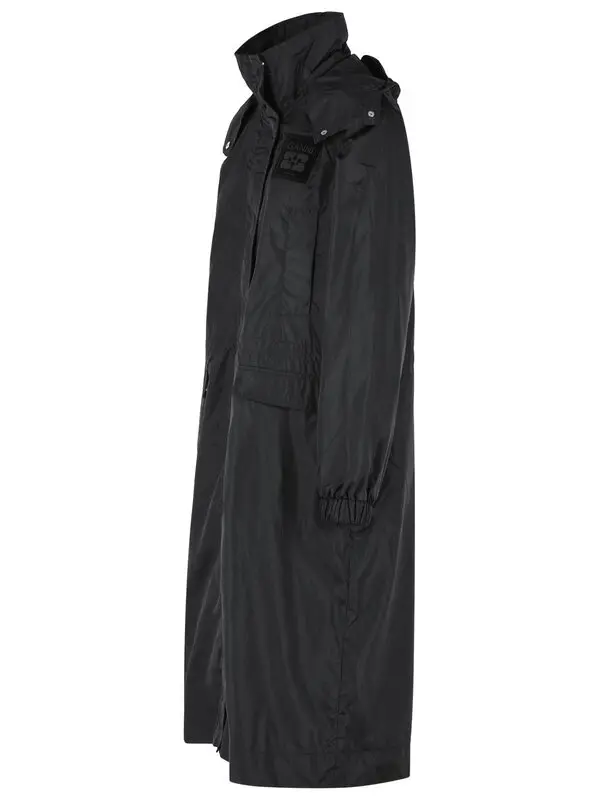 GANNI Nylon Raincoat