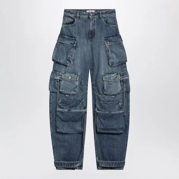 Attico Fern Washed Cargo Trousers