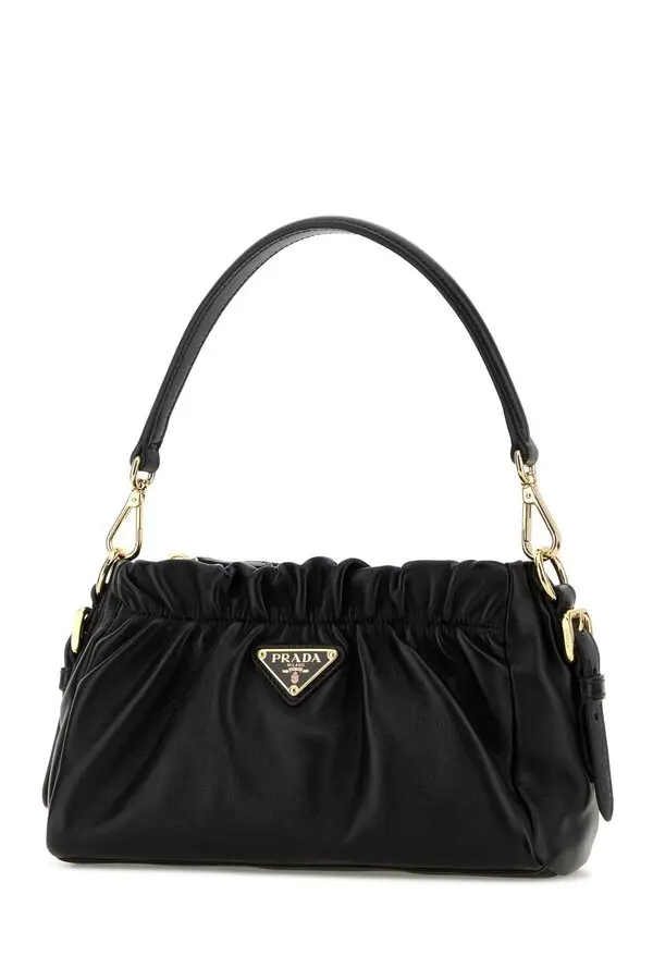 Prada Nappa Leather Handbag - Black