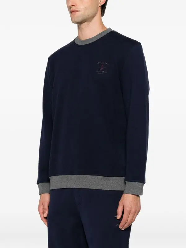 Brunello Cucinelli Logo Cotton Sweatshirt