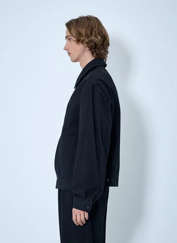 Dries Van Noten Cotton Jacket With Snap Fastening