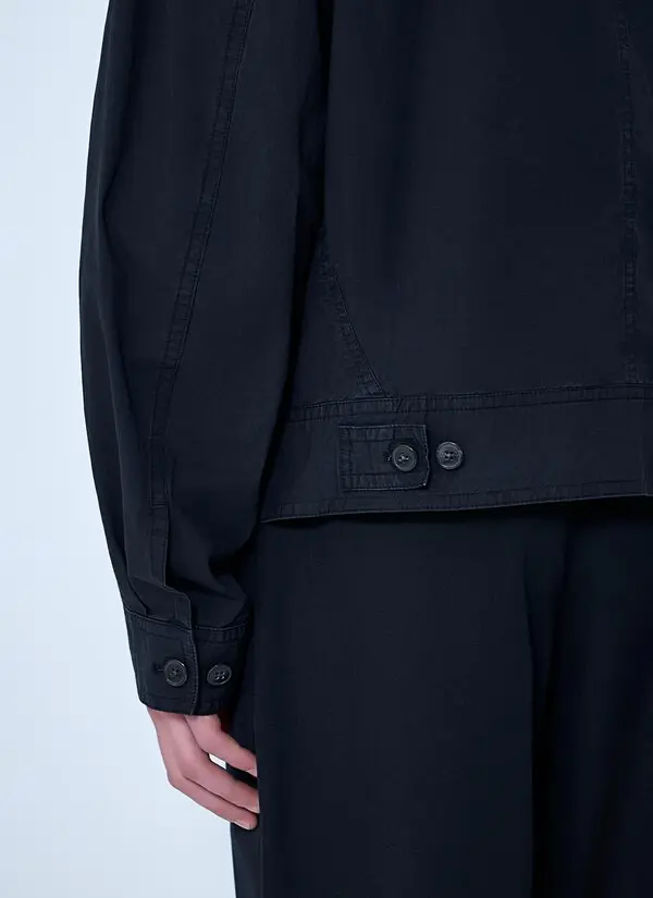 Dries Van Noten Cotton Jacket With Snap Fastening