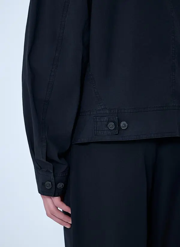 Dries Van Noten Cotton Jacket With Snap Fastening