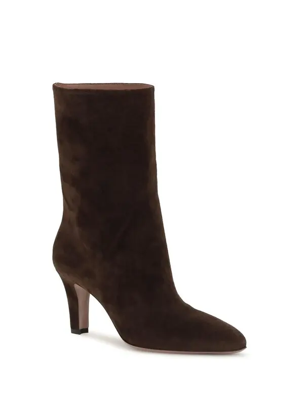 Paris Texas Elsa Suede Ankle Boots - Brown