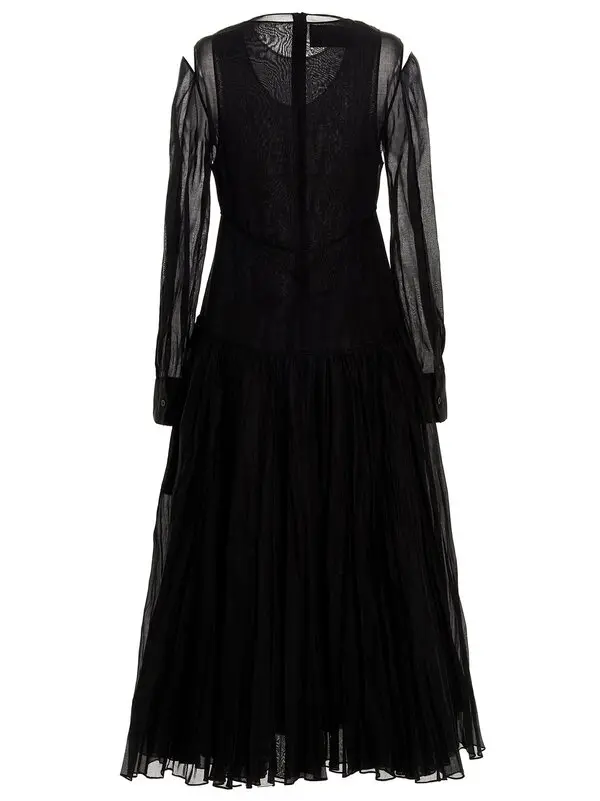 JIL SANDER Pleated Skirt Dress