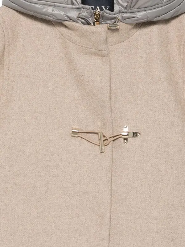 FAY Wool Hooded Cape