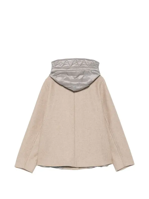 FAY Wool Hooded Cape