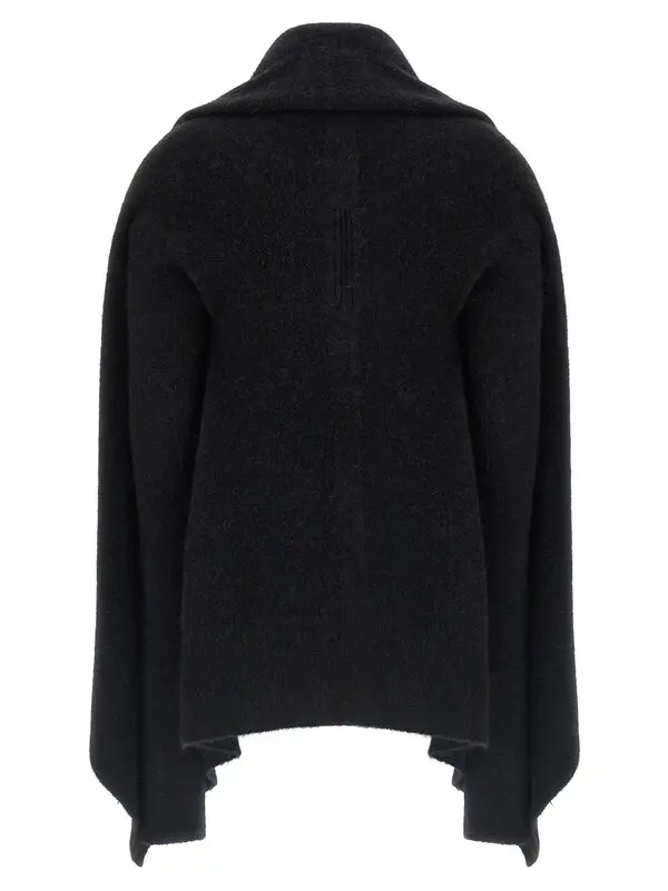 Rick Owens Hooded Wrap Cardigan