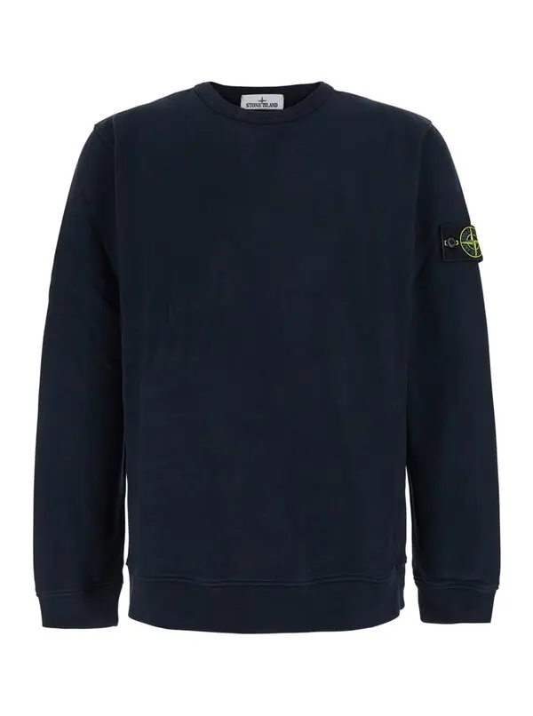 Stone Island Organic Cotton Crewneck Sweatshirt - Multicolor