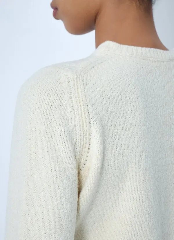 RIER Cropped Knit Sweater