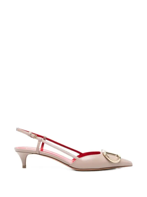Valentino Garavani Vlogo Signature Leather Pumps - Multicolor