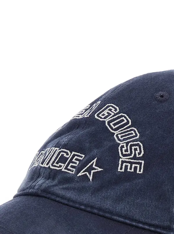 GOLDEN GOOSE Cotton Logo Baseball Cap - Multicolor