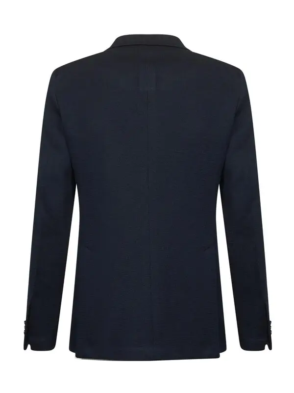 Tagliatore Blue Jersey Montecarlo Double-breasted Blazer
