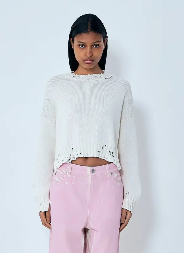 Marni Logo Motif Pullover - Multicolor