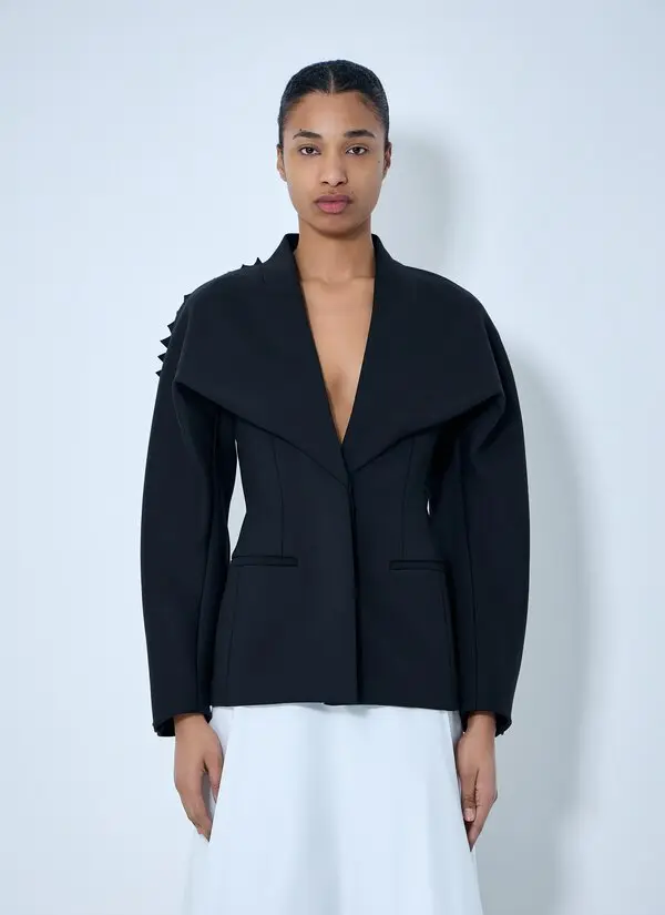 Jacquemus Structured Tailored Jacket - Black
