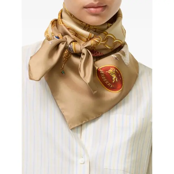 Burberry Neutrals Scarves