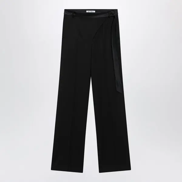 Attico Virgin Wool Tuxedo Trousers