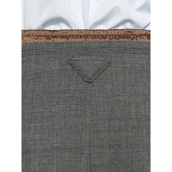 Prada Grey Skirts A-line Skirts