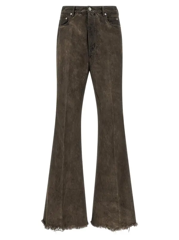 Rick Owens Bolan Bootcut' Jeans - Gray