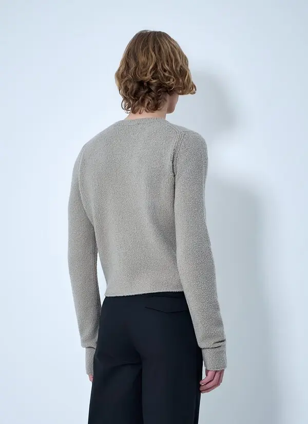RIER Textured Knit Sweater - Gray