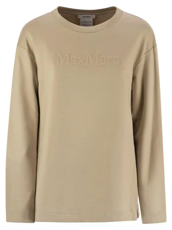 Max Mara Berma Silk And Cotton Sweatshirt