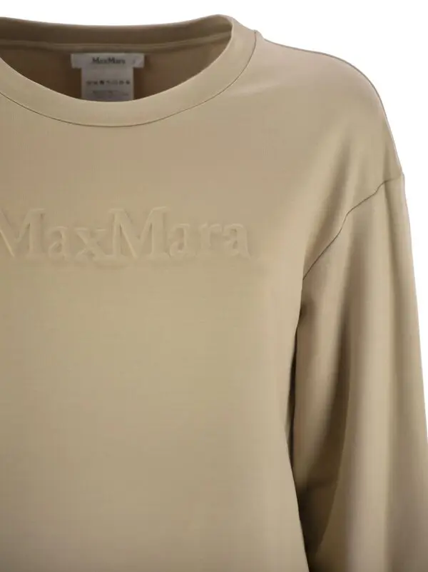 Max Mara Berma Silk And Cotton Sweatshirt