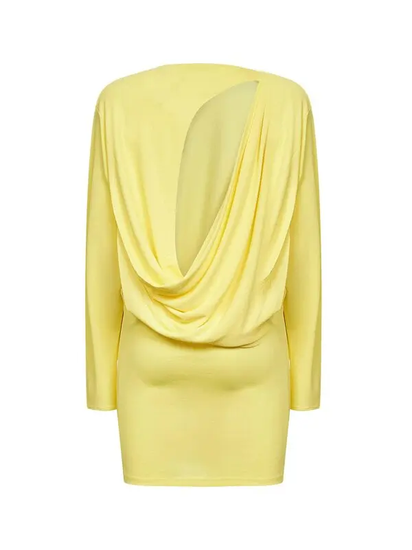 Jacquemus The Mistral Cowl-back Mini Dress - Multicolor