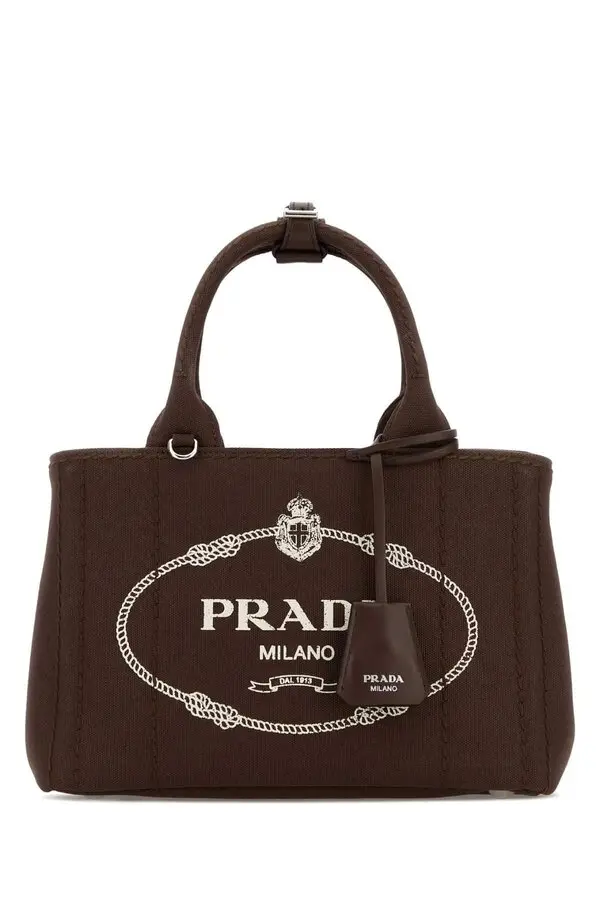 Prada Canvas Small Jardiniã¨re Handbag
