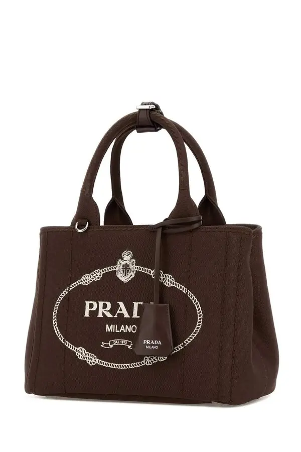 Prada Canvas Small Jardiniã¨re Handbag