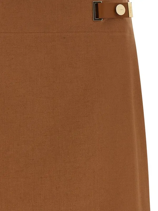 Fendi New Linen' Skirt