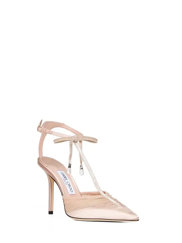 JIMMY CHOO Macaron Afia Mesh 100 Pumps