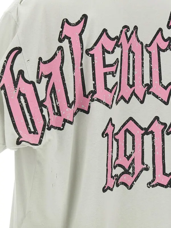 Balenciaga Blackletter Script' T-shirt