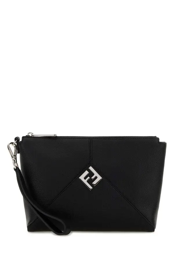 Fendi Leather Clutch