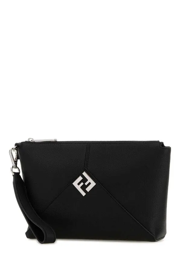 Fendi Leather Clutch