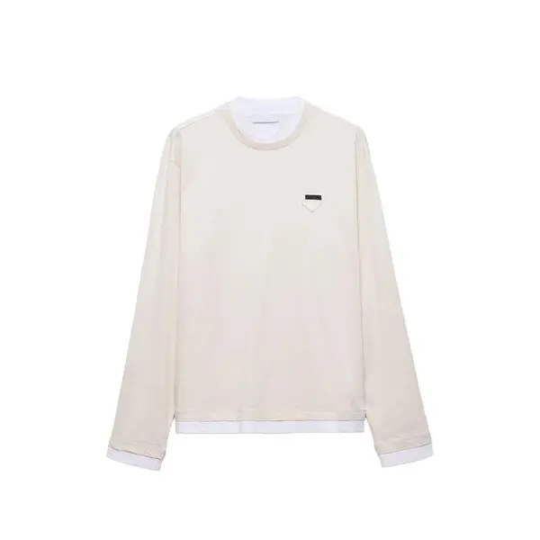 Prada Neutrals T-shirts & Vests T-shirts - Cream