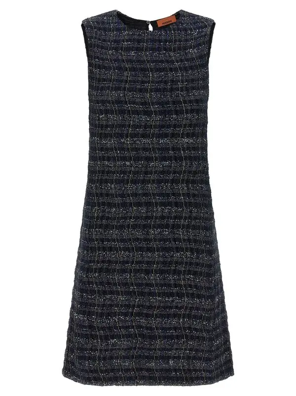 Missoni Check Pattern Dress - Multicolor