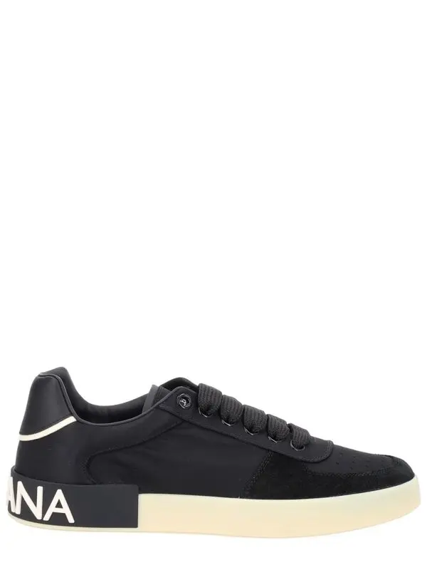 Dolce & Gabbana Sneaker With Logo - Black