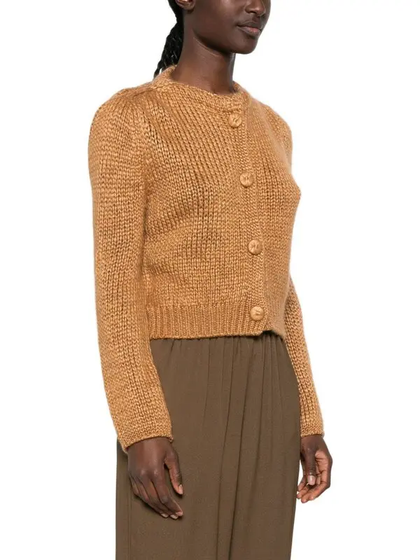 FORTE_FORTE Cashmere Blend Kitted Cardigan