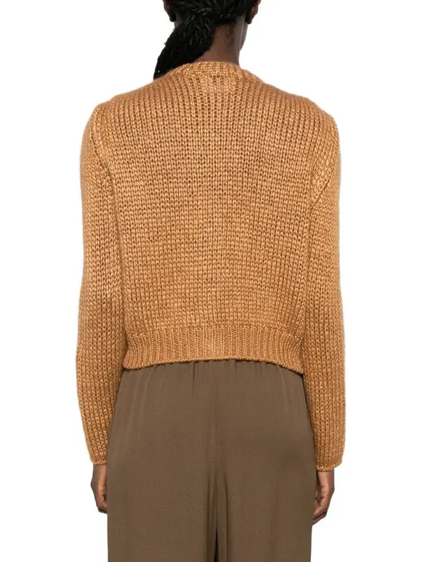 FORTE_FORTE Cashmere Blend Kitted Cardigan