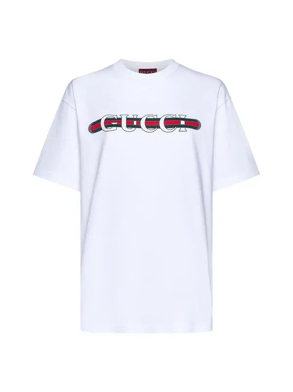 Gucci Printed Cotton Jersey T-shirt