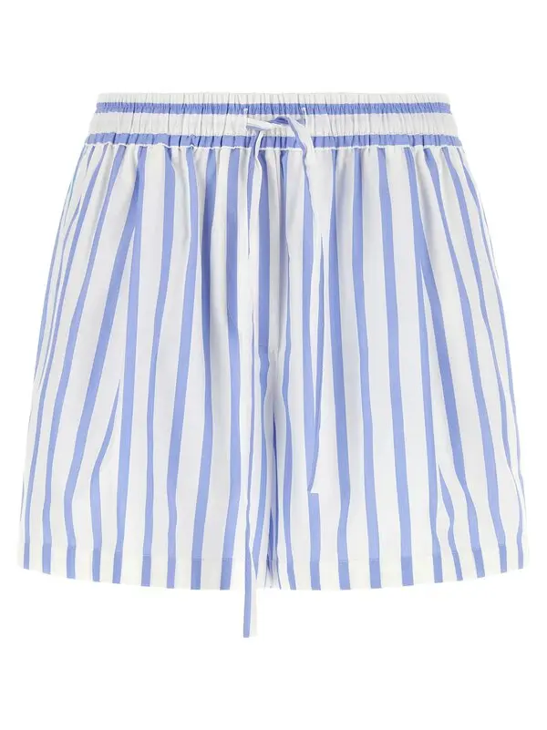 Dolce & Gabbana Striped Bermuda Shorts - Blue