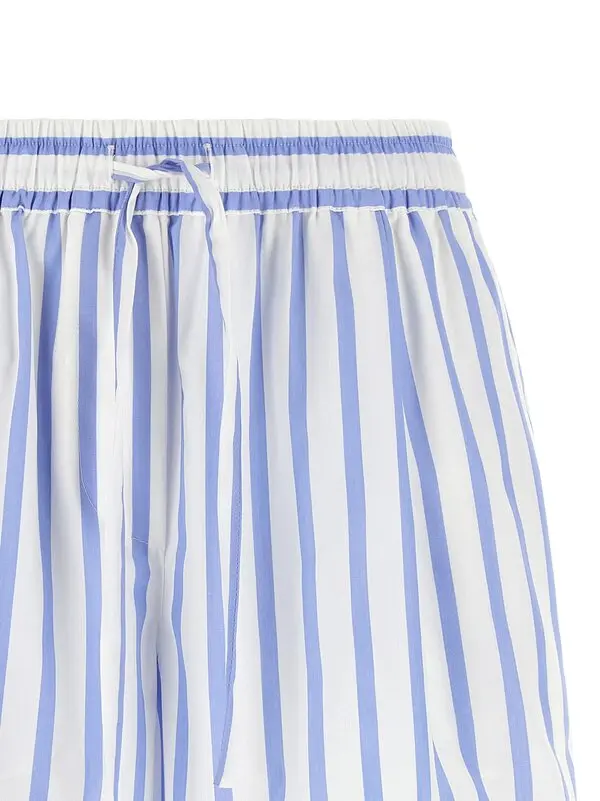 Dolce & Gabbana Striped Bermuda Shorts - Blue