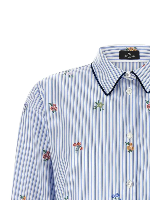 Etro Floral Embroidery Shirt