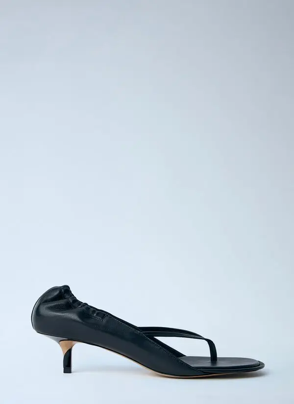 Jacquemus The Low Sandals - Black