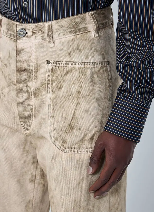 VIVIENNE WESTWOOD Wide-leg Denim Jeans