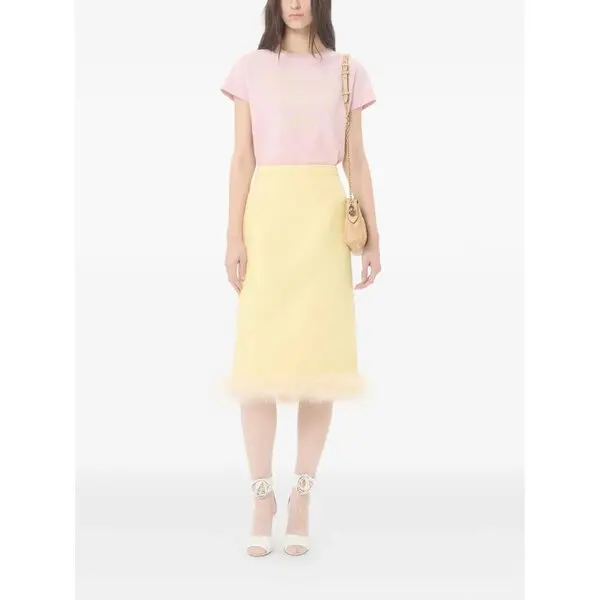 Valentino Garavani Logo Print Cotton T-shirt - Pink